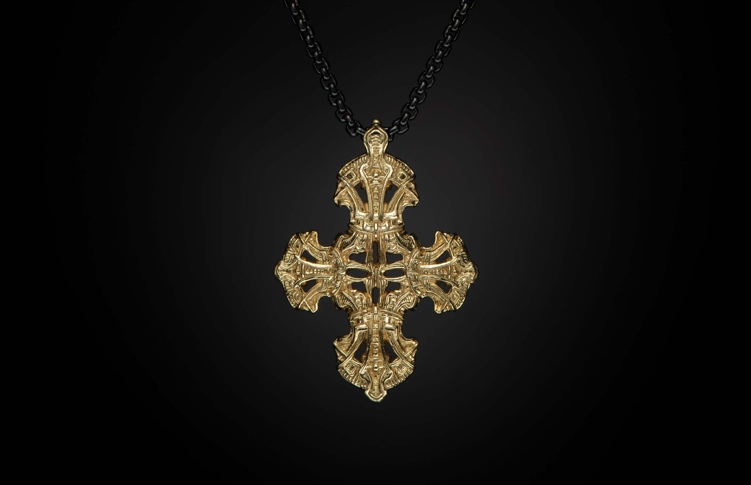Unique cross necklaces gold store
